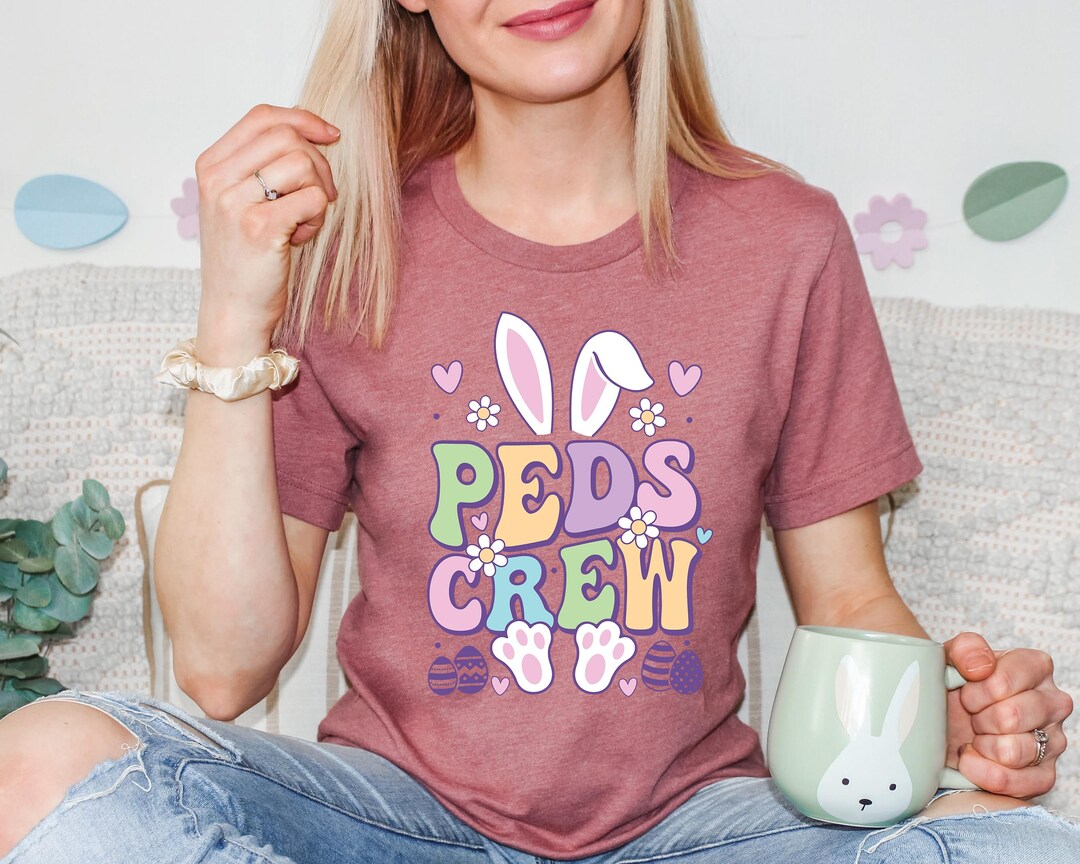 Peds Crew Pediatric Nurse Gift, Peds Nurse Shirt, Peds Rn Shirt ...