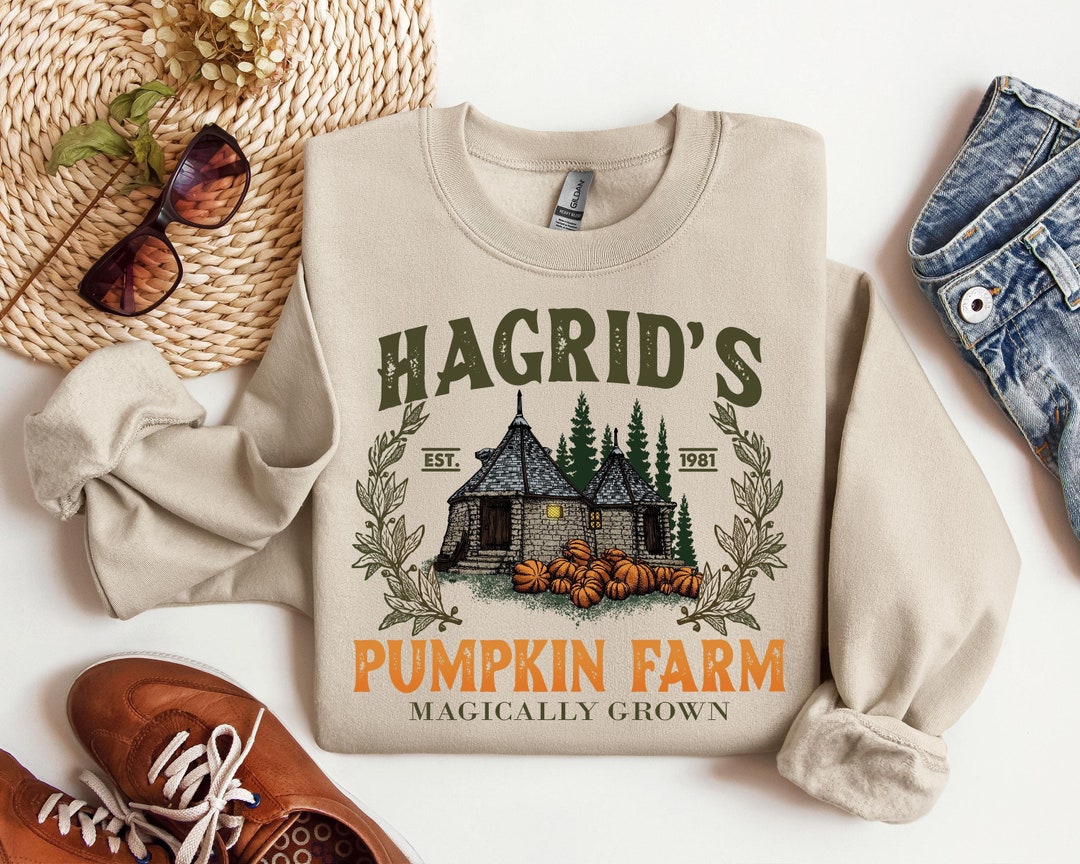 Hagrid's Pumpkin Patch Sweatshirt, Fall Sweatshirt, Hagdrid's Pumpkin ...