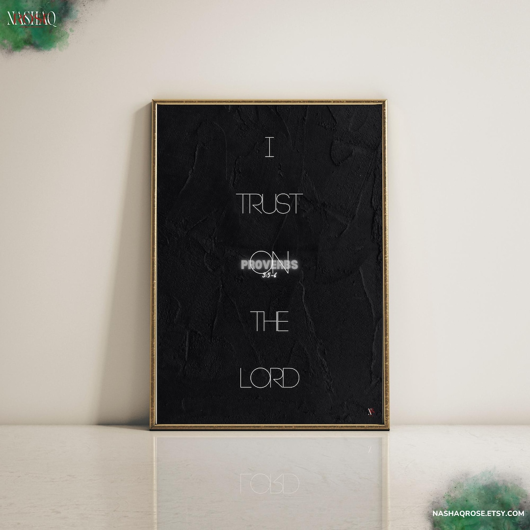Christian Prophetic Wall Art Christian Faith Based Art Bible Typography ...