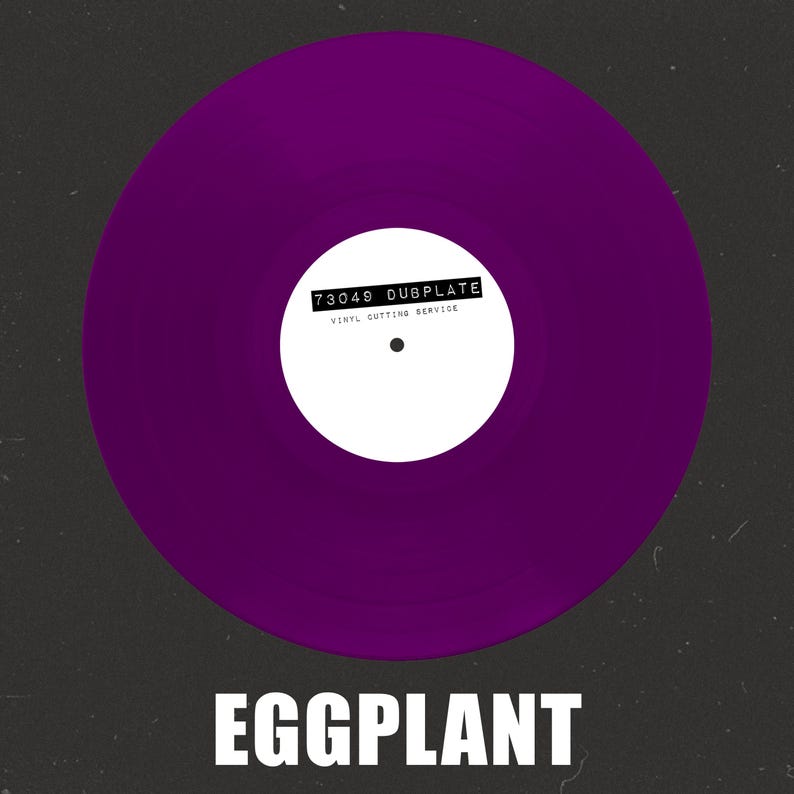 12 COLORED Vinyl Record Personalized With Songs and Personalized ...