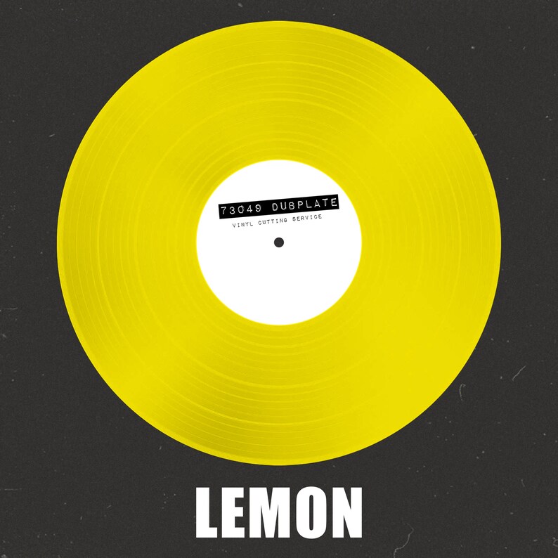 12 COLORED Vinyl Record Personalized With Songs and Personalized ...