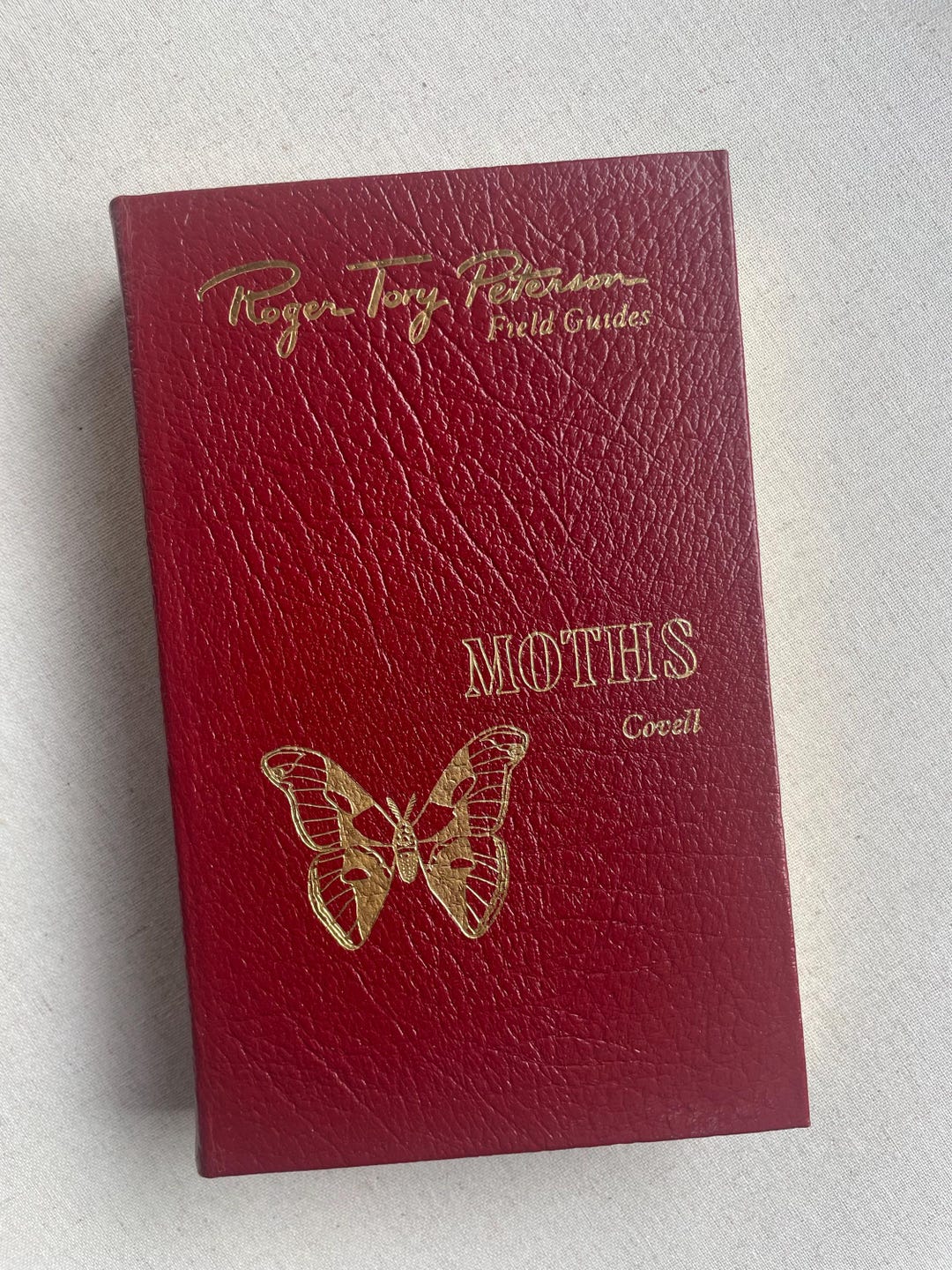 MOTHS Roger Tory Peterson Field Guides Vintage Book Leather Bound NORTH ...