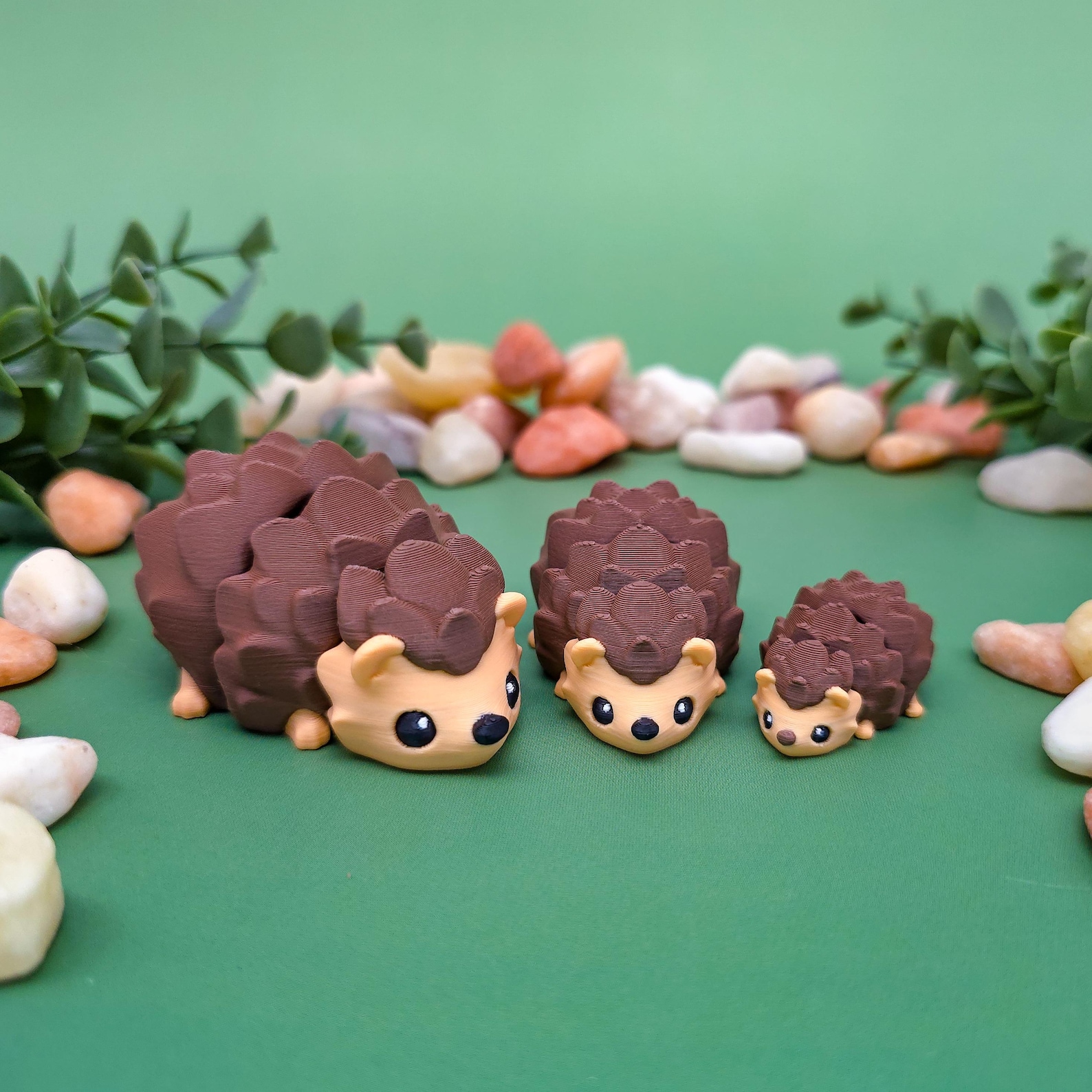 Hedgehogs Articulated Fidget Toy for Kids and Adults, 3d Printed Animal ...