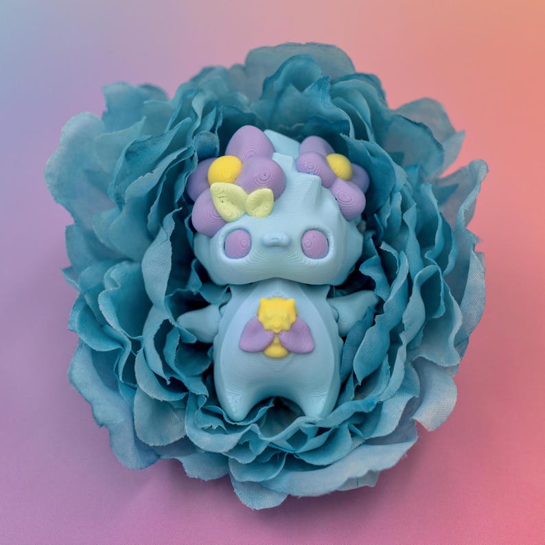 Flower Pixie Articulated Fidget Toy for Kids and Adults, 3d Printed ...