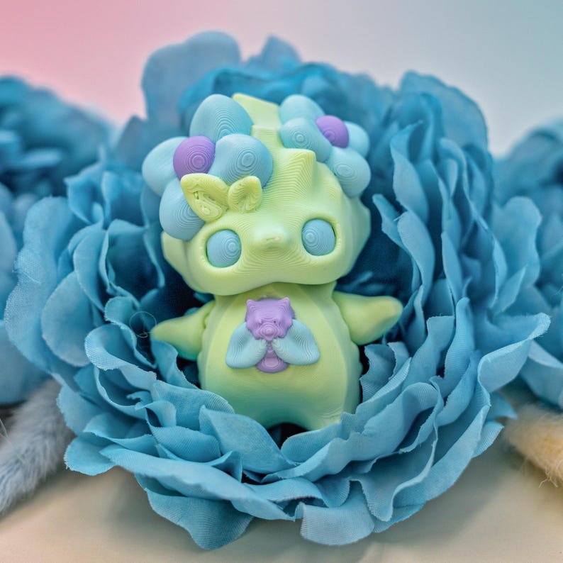 Flower Pixie Articulated Fidget Toy for Kids and Adults, 3d Printed ...