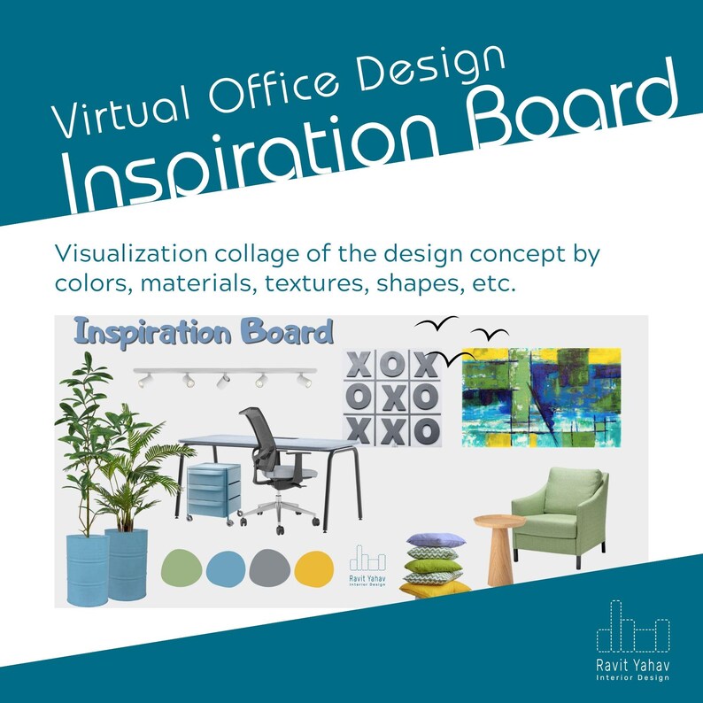 Custom Home Office Design for Small Spaces, Personalized Virtual Office ...