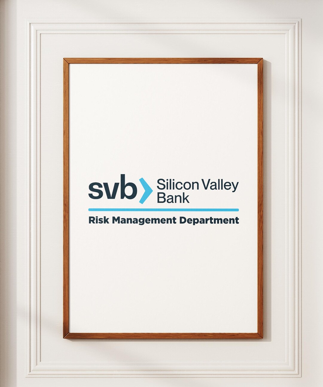 Silicon Valley Bank Poster, Finance Wall Art, Office Wall Art, Stock ...