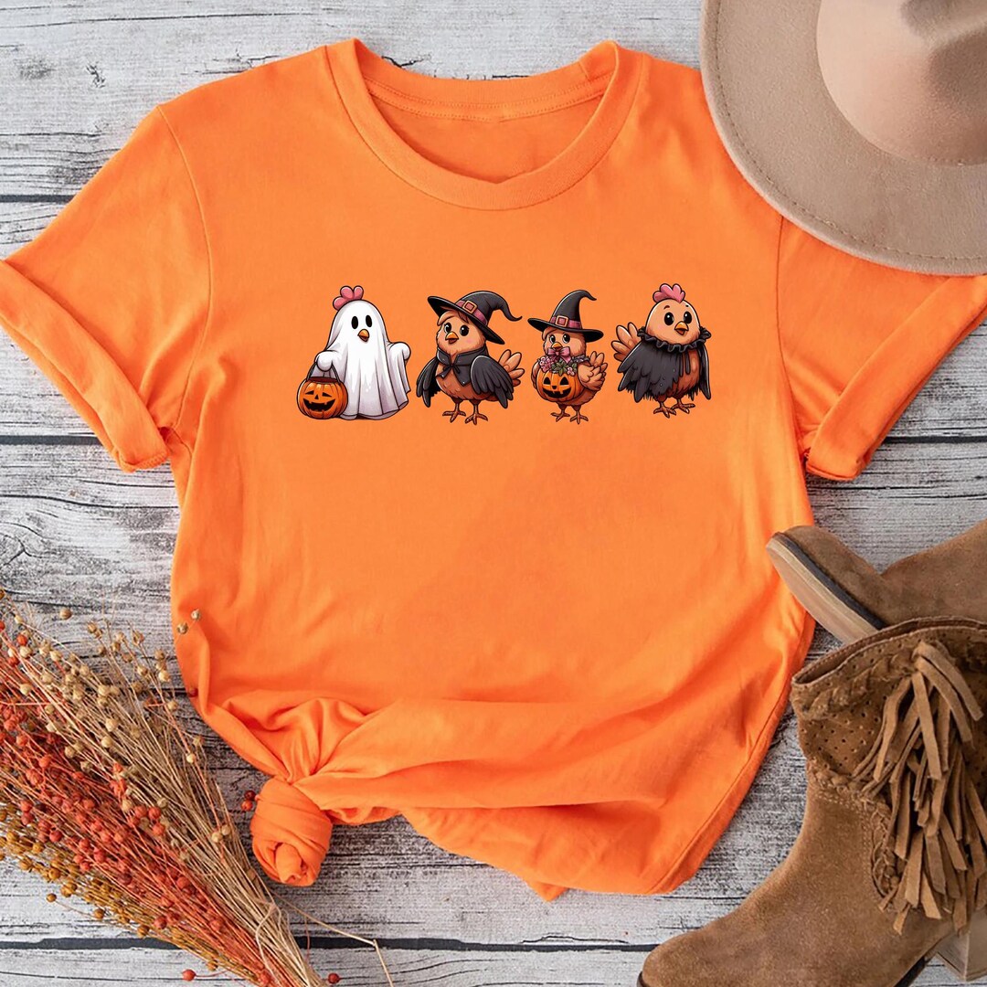 Halloween Chicken Png, Ghost Chickens Png, Halloween Png, Spooky Farm ...