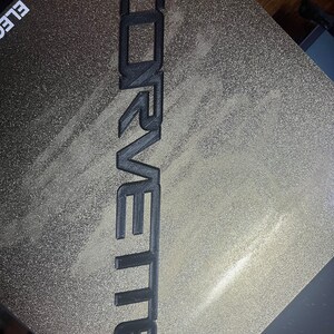 Custom 3D Printed Corvette Logo - Etsy