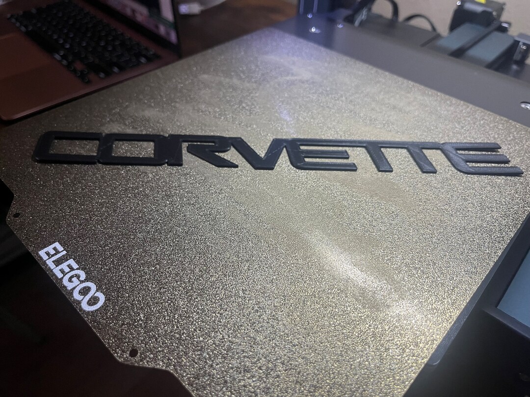 Custom 3D Printed Corvette Logo - Etsy