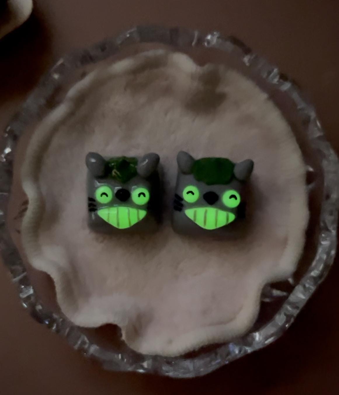 Totoro Keycaps ( Glow in the Dark :) - Etsy