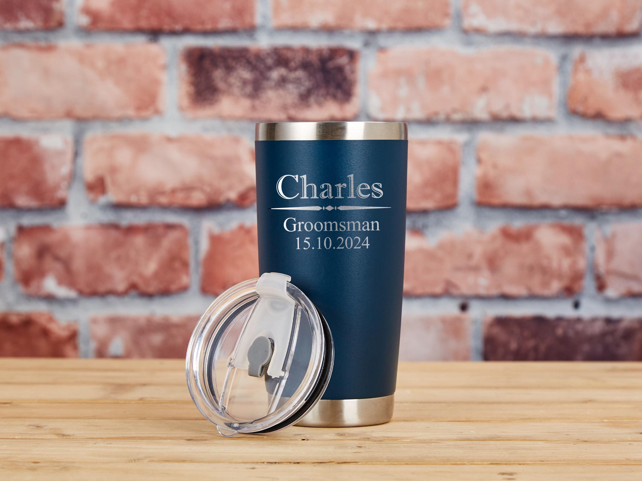 Personalized Tumbler for Him, Engraved Tumbler, Custom Tumbler for Men ...