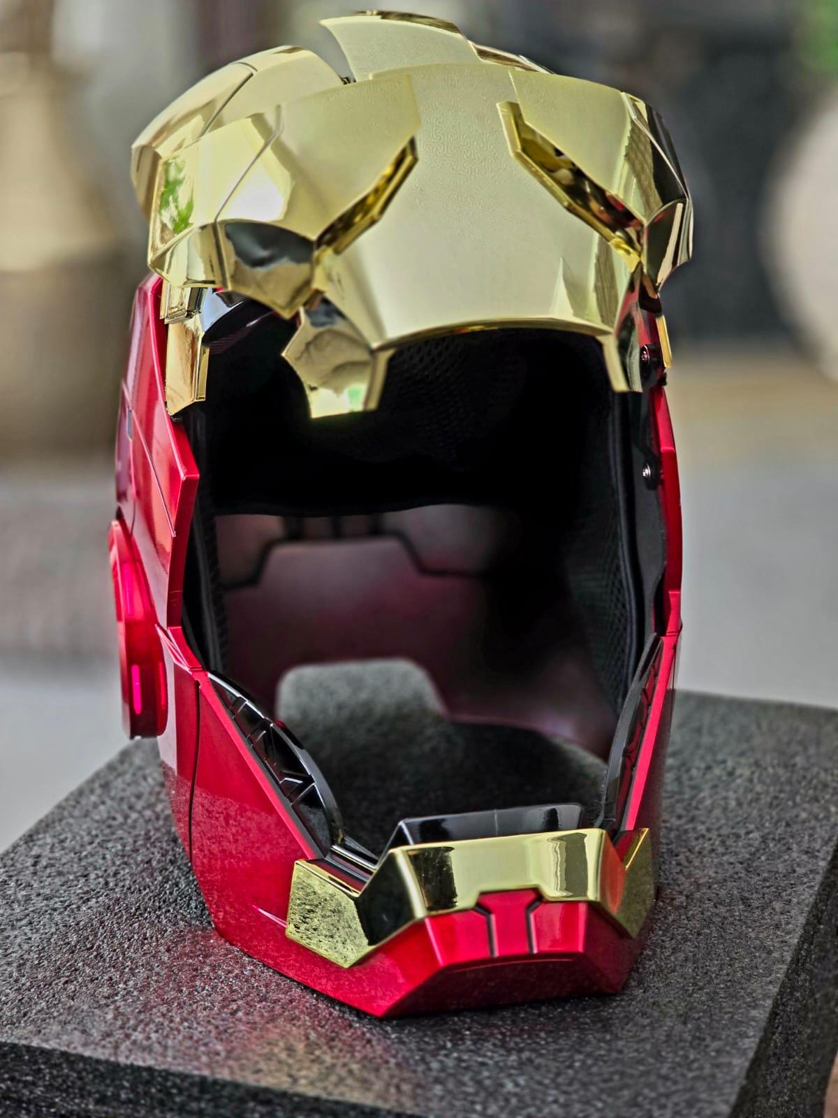 Ironman Mk5 Helmet Shiny Gold - Red - Etsy