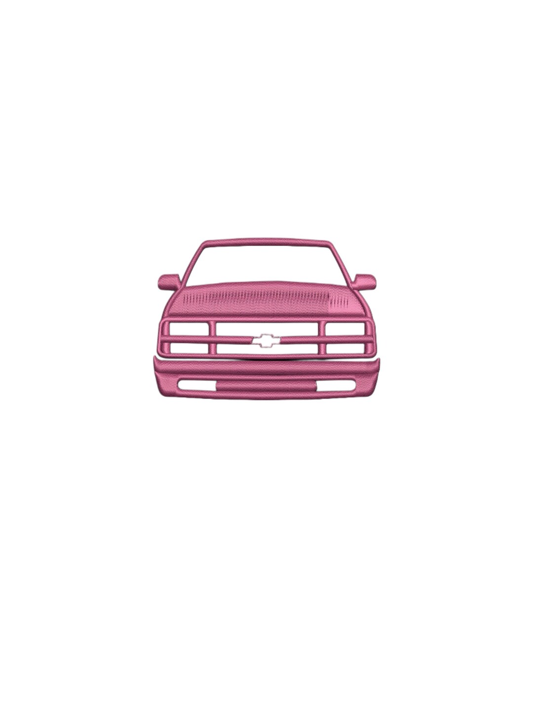 Chevy S-10 Front End – Machine Embroidery Design (DST) - Etsy