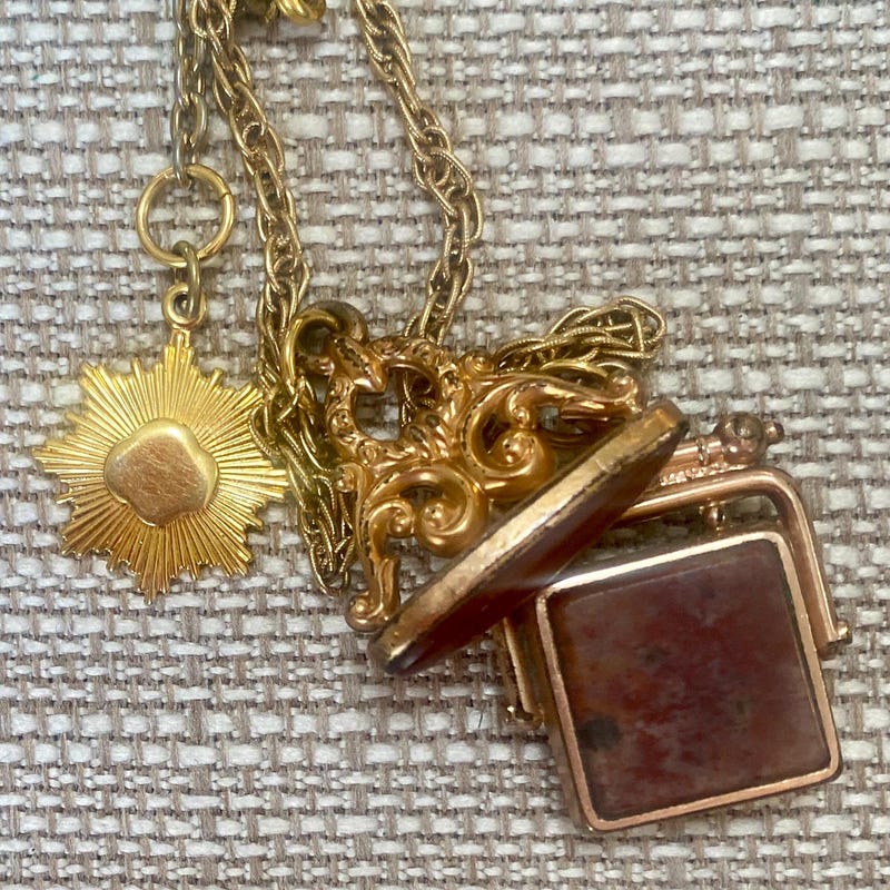 Watch Fob Necklace - Etsy
