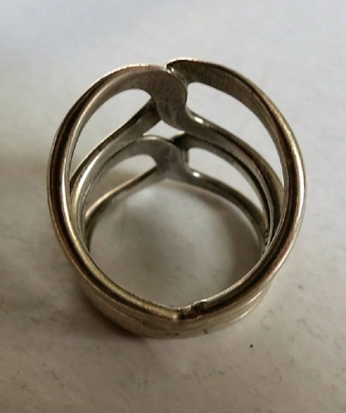 A Sterling Silver Open Work Ring From Mexico Size 7 - Etsy