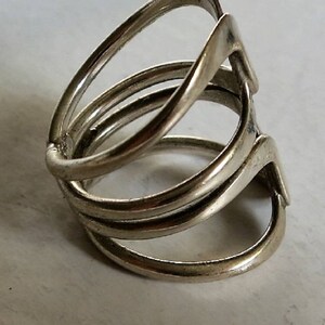 A Sterling Silver Open Work Ring From Mexico Size 7 - Etsy