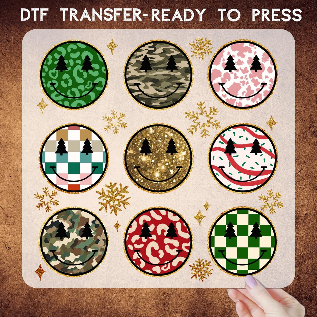 Smiles DTF, Happy Face Smiles Ready to Press, Cruise Squad Heat ...
