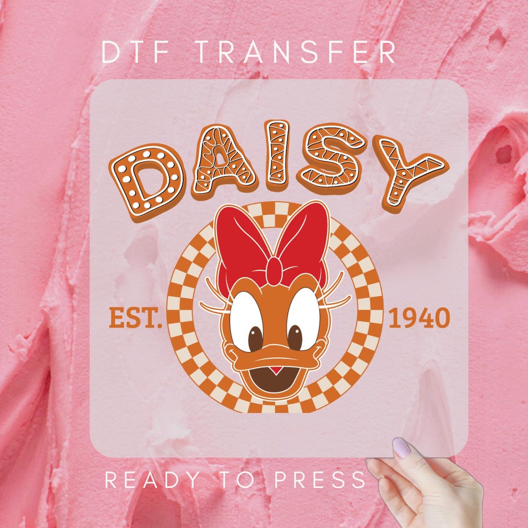 Mickey and Friends Gingerbread, DTF Transfers, Ready to Press, Custom ...