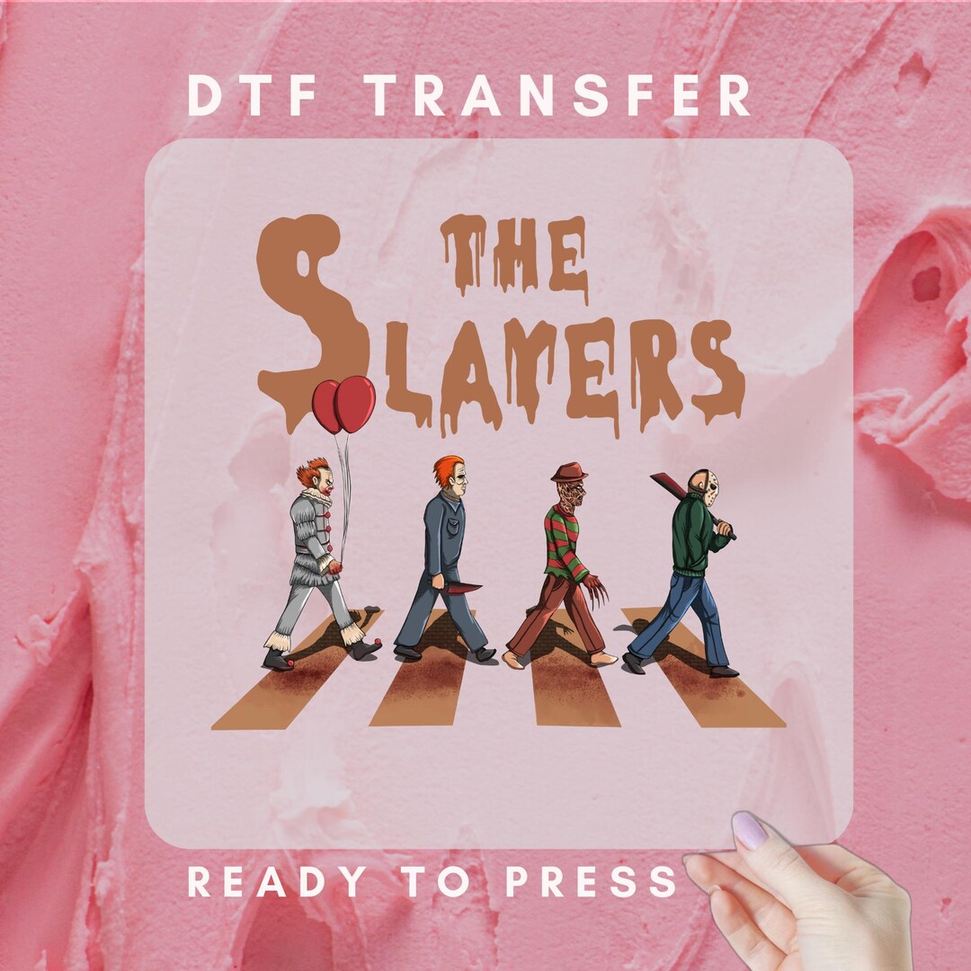 The Slayers DTF Transfer, Happy Family Halloween, Sublimation Transfers ...