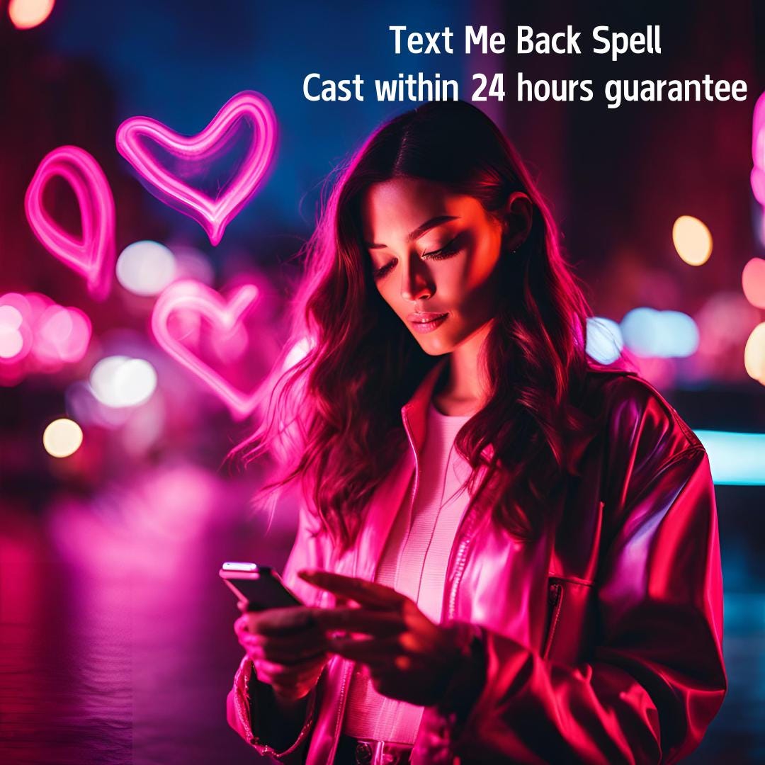 Text Me Back NOW Spell - Etsy