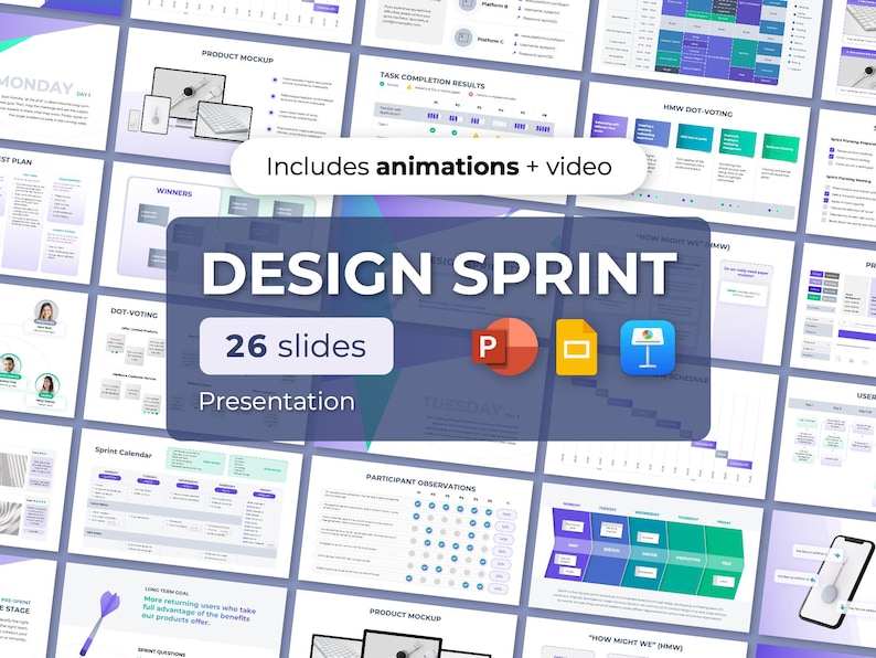 Design Sprint Editable Presentation Template Google Ventures Framework ...