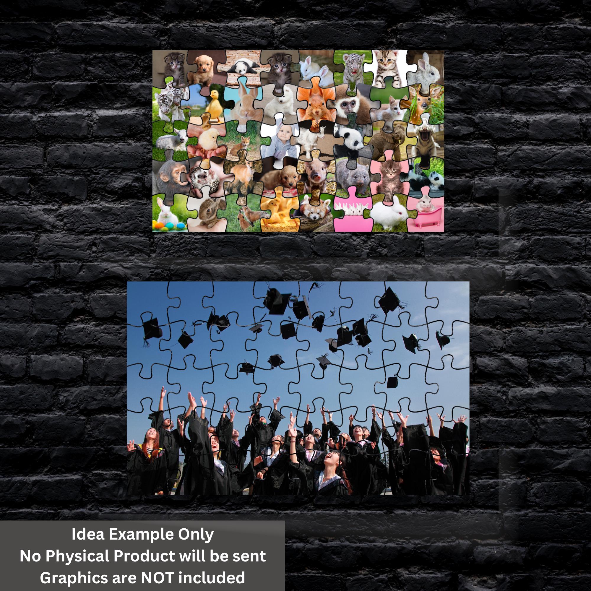 CANVA FRAMES - 13 PUZZLES, Puzzle Pieces and Multi-picture Collage ...