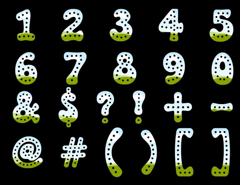 CANVA FRAMES Bundle of Retro Fancy Dot ALPHABET Designs, Upper, Lower ...