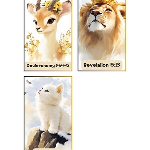 BIBLE VERSE MEMORY Flash Cards, Animals of the Bible (beyond Noah's Ark ...