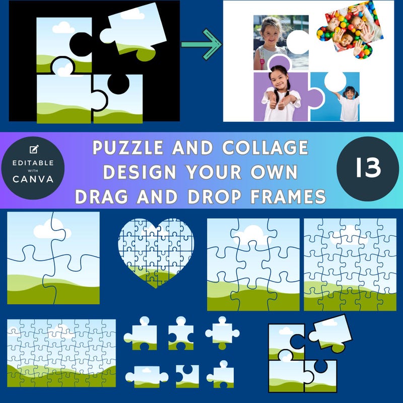 Custom 13 Piece Puzzle - Etsy