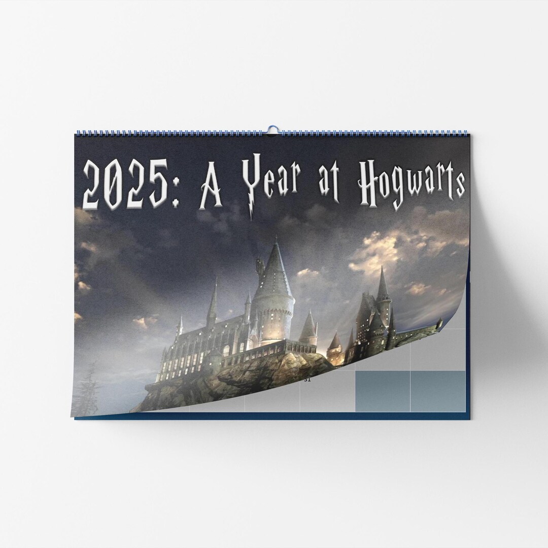 Printable Harry Potter-inspired Calendar Magical Year Planner Wizarding ...