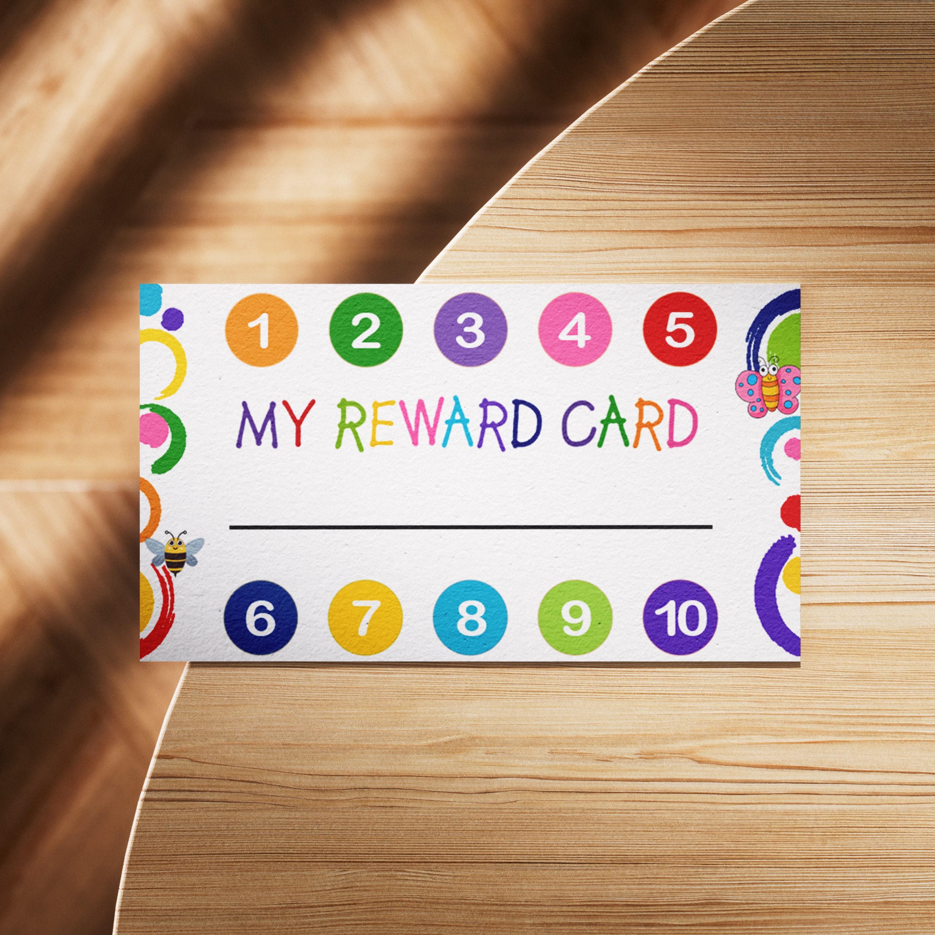 Printable School Punch Card | Student Reward Card - Etsy