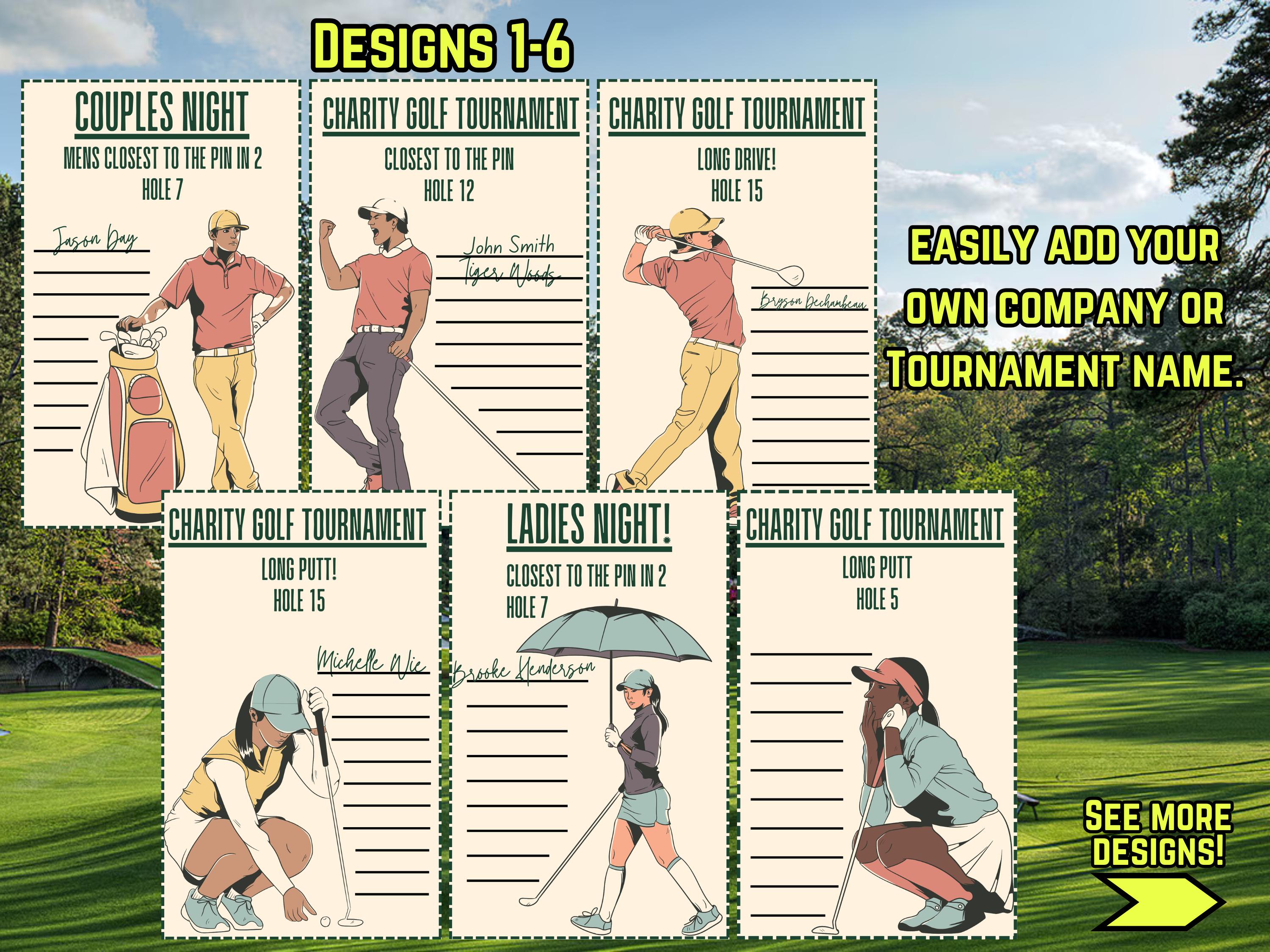 Golf Proximity Marker, Long Drive, KP, Long Putt, Golf Tournament ...