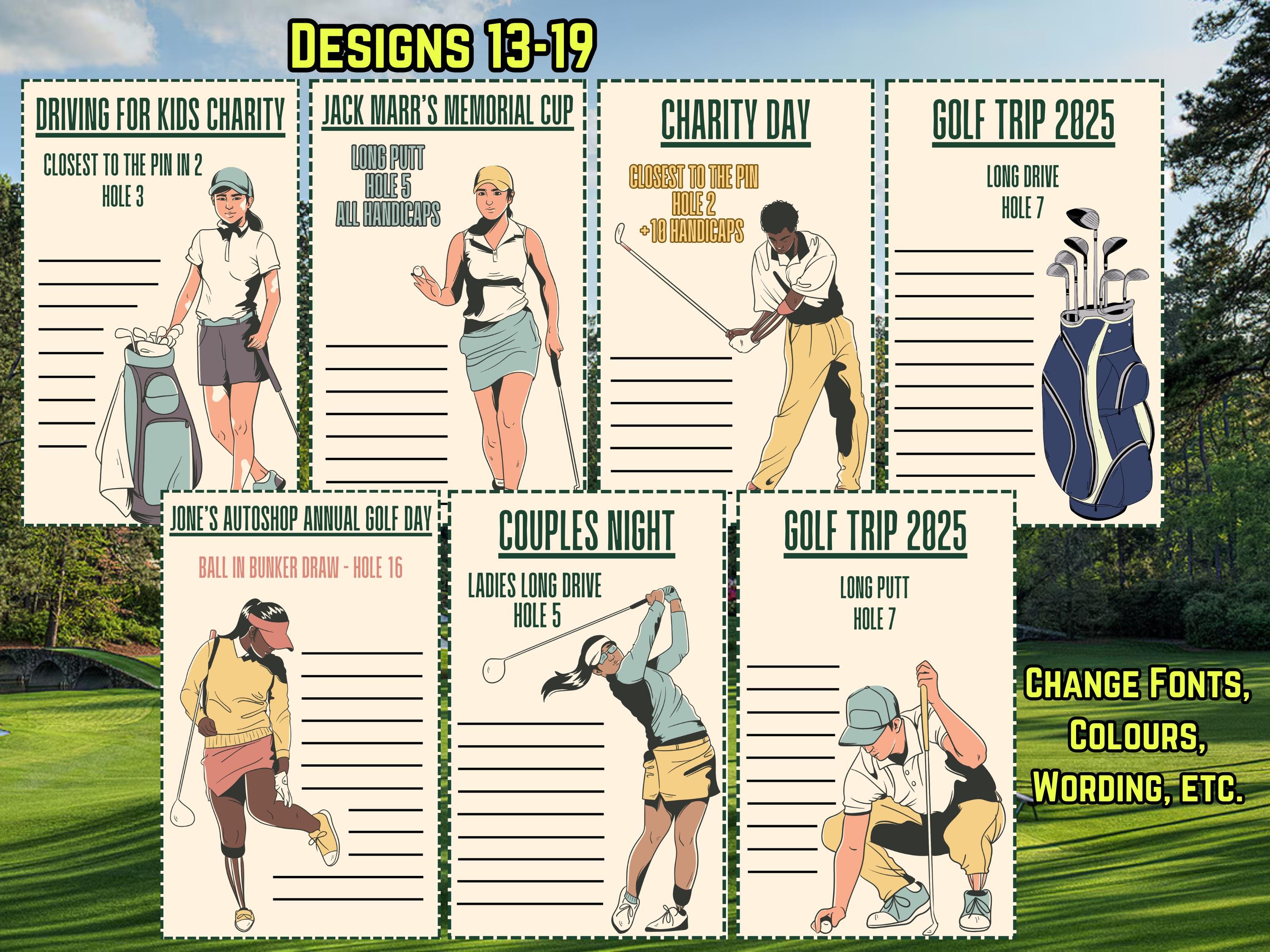 Golf Proximity Marker, Long Drive, KP, Long Putt, Golf Tournament ...