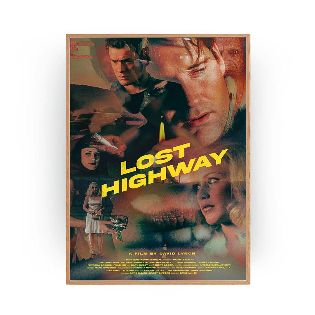 Lost Highway 1997david Lynch Wall Artprintable Wall Artalternative Film ...
