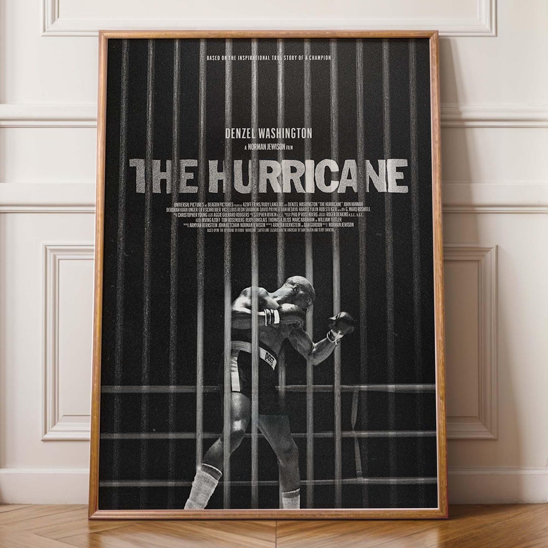 The Hurricane (1999)⎜digital Wall Art⎜printable Wall Art⎜alternative ...