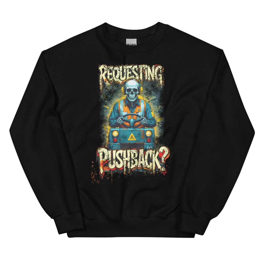 Funny Aviation Sweatshirt, Pilot Halloween Sweater, Ground Crew Gift ...