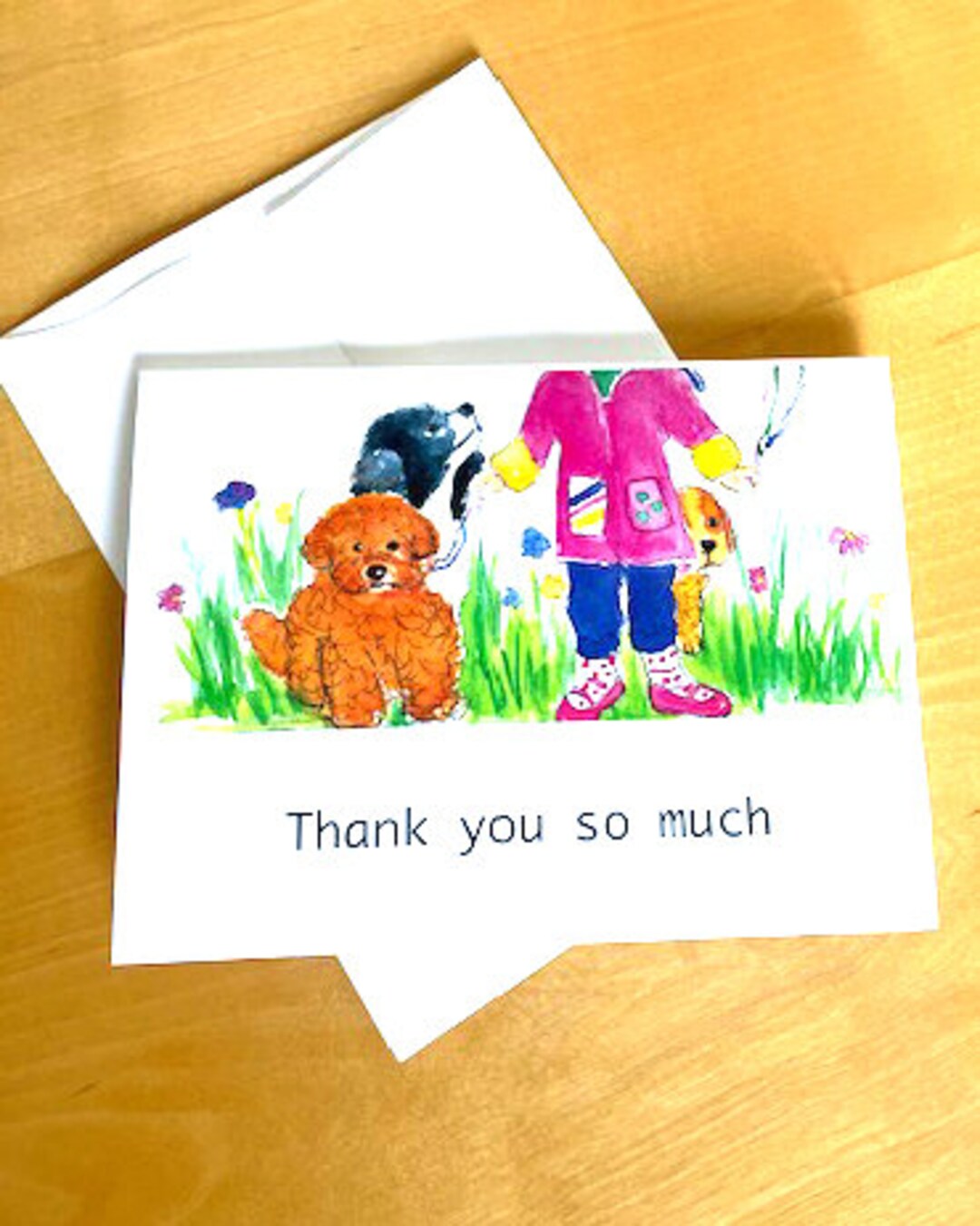 Thank You Note Set for Children - Etsy
