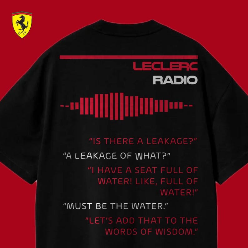 Charles Leclerc Relaxed Shirt "is There a Leakage?"| Ferrari F1 Radio ...
