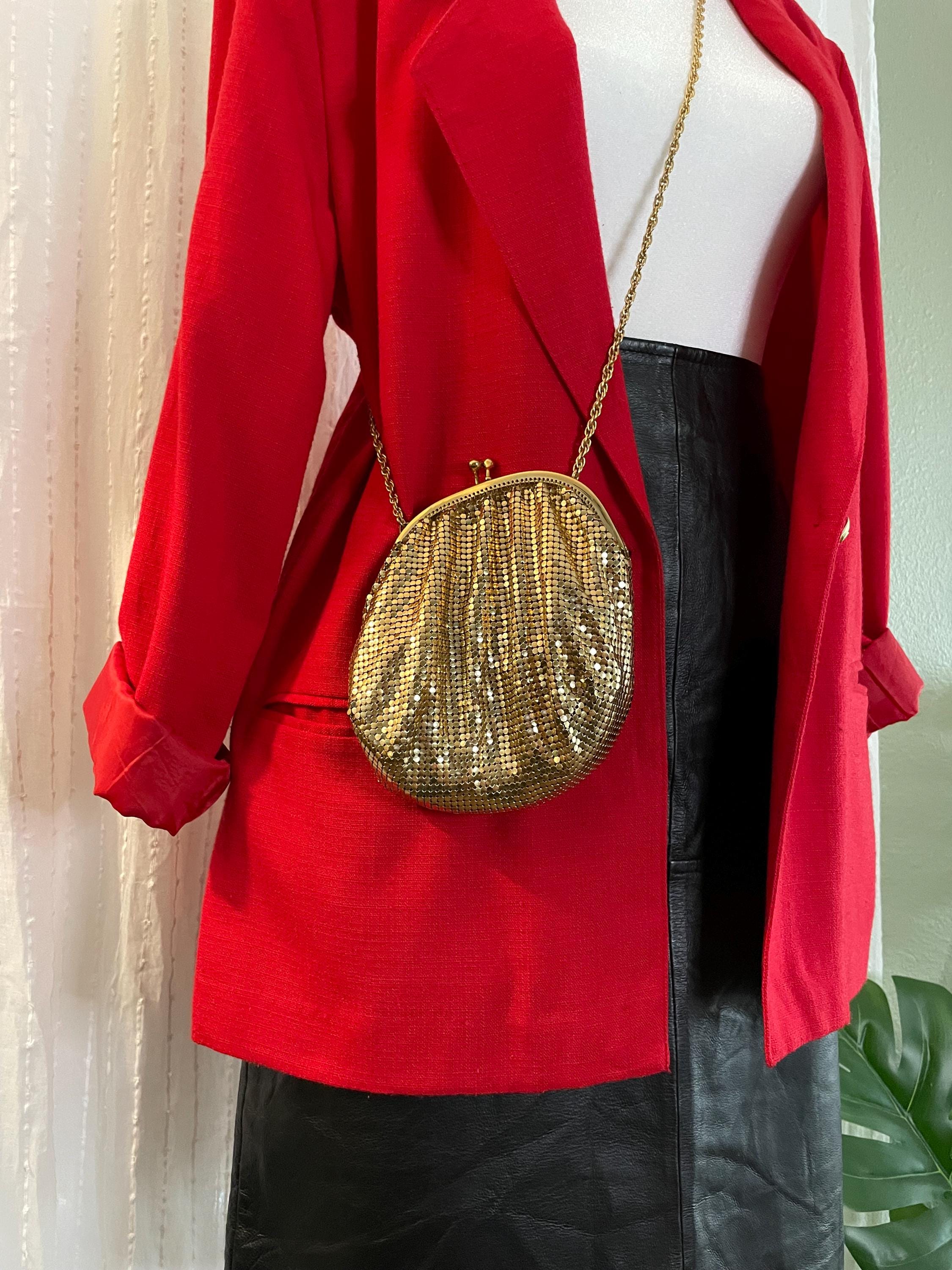 Vintage Atelier Munch Gold Metal Mesh Evening Purse - Etsy