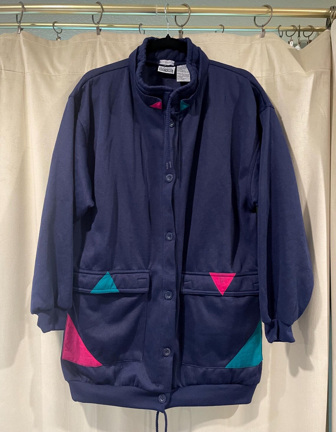 Oversized 90s Vintage Basic Editions Jacket Size M - Etsy