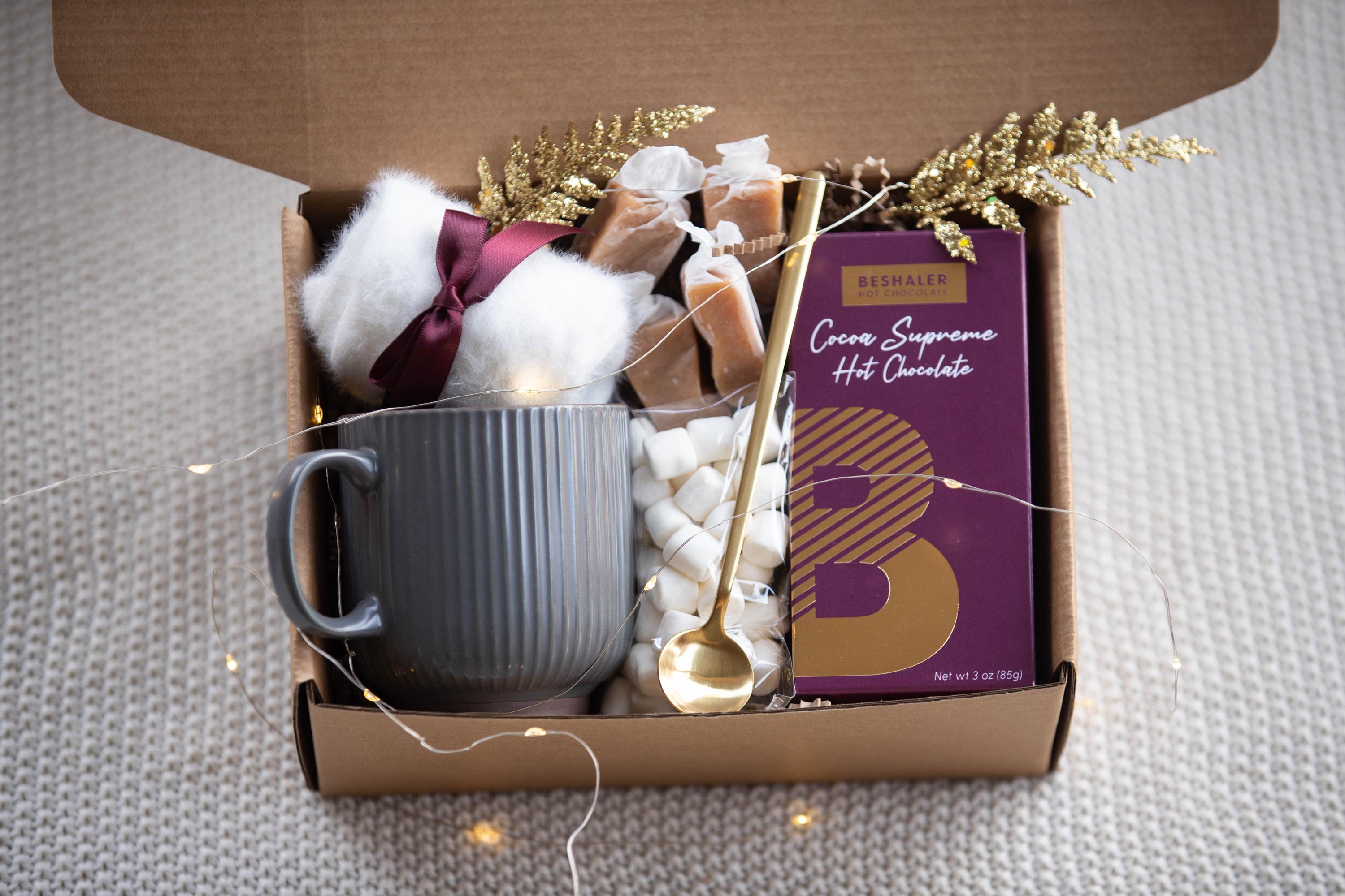 Warm and Cozy Gift Basket for Women, Cozy Gift Box With Blanket, Socks ...