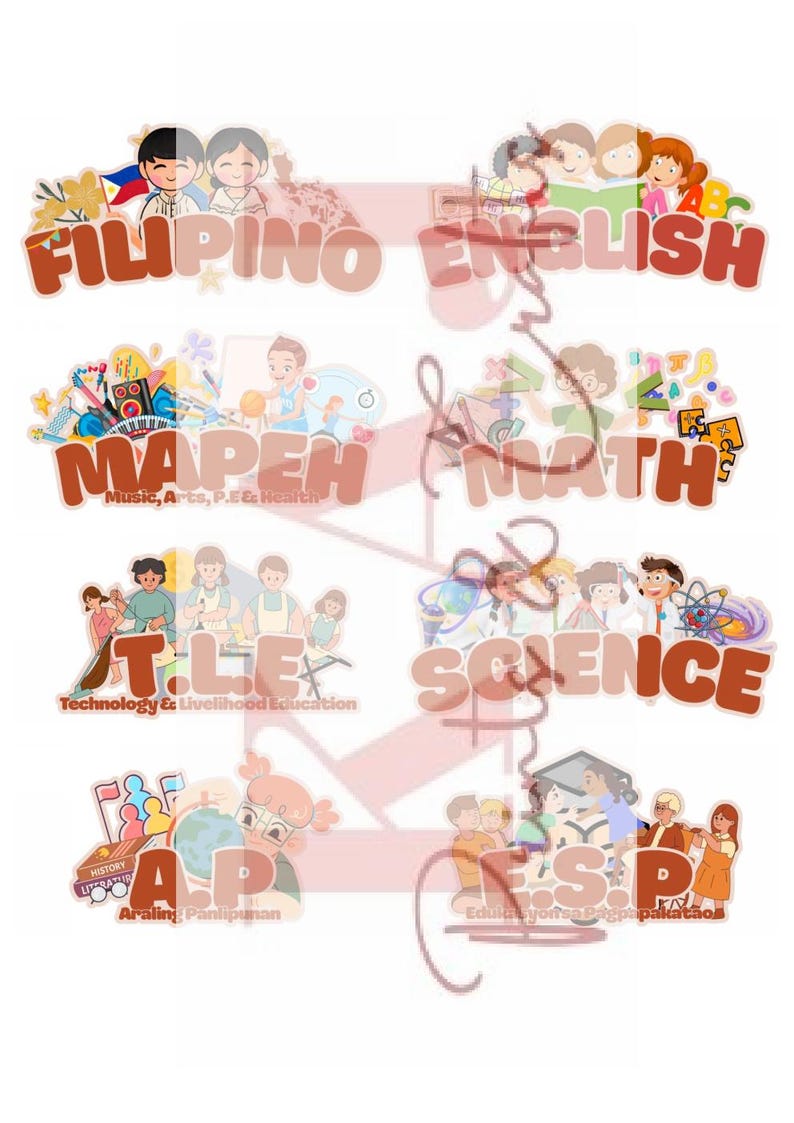 Printable School Subject Labels – Classroom Organization Tags for ...