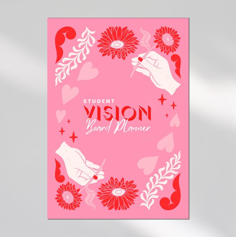 College Goal Setting and Vision Planner | Digital Download for Students ...