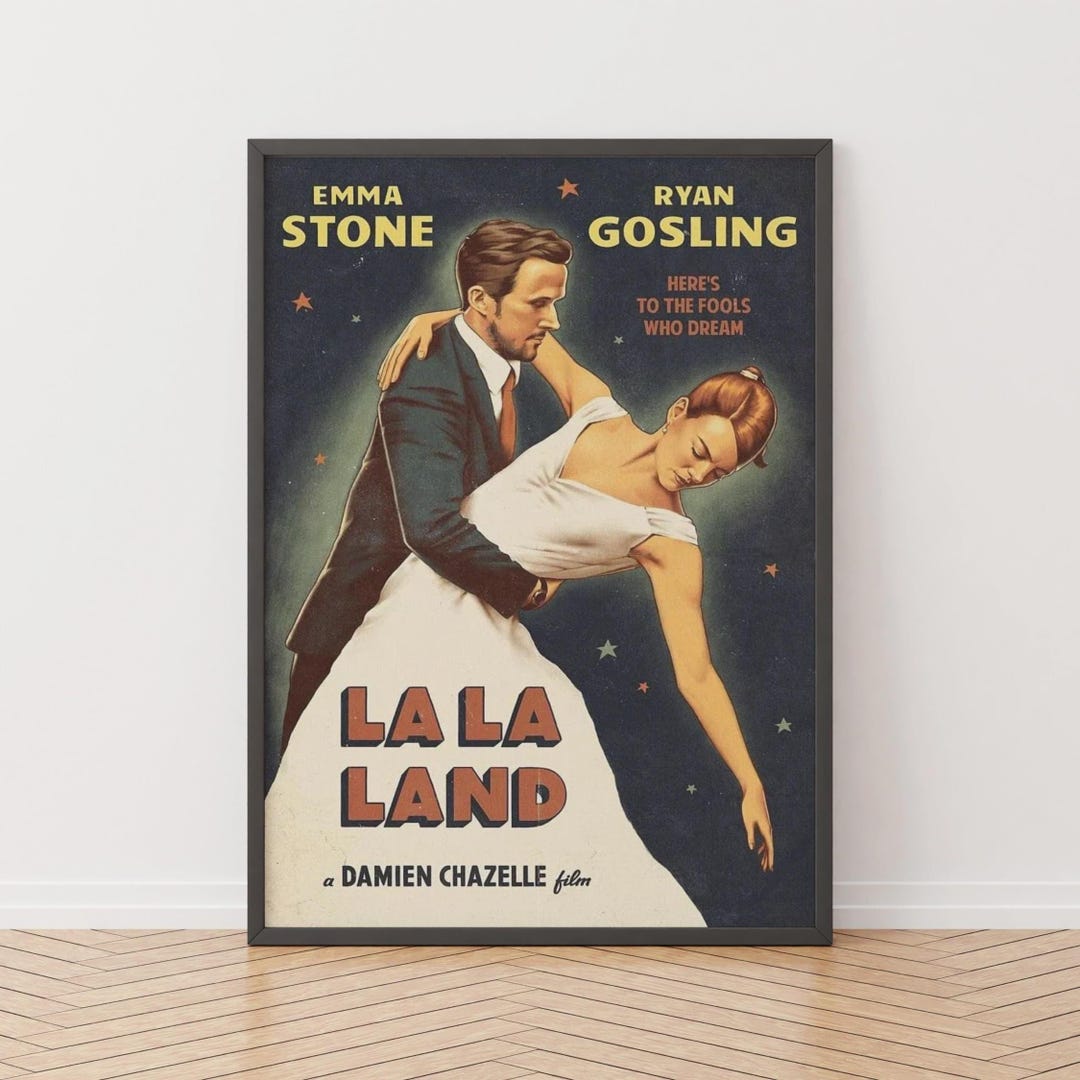 La La Land Poster, Framed La La Land Poster, La La Land Print, La La ...