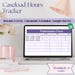 BCBA Caseload/hours Tracker | Google Sheets Template for Client ...