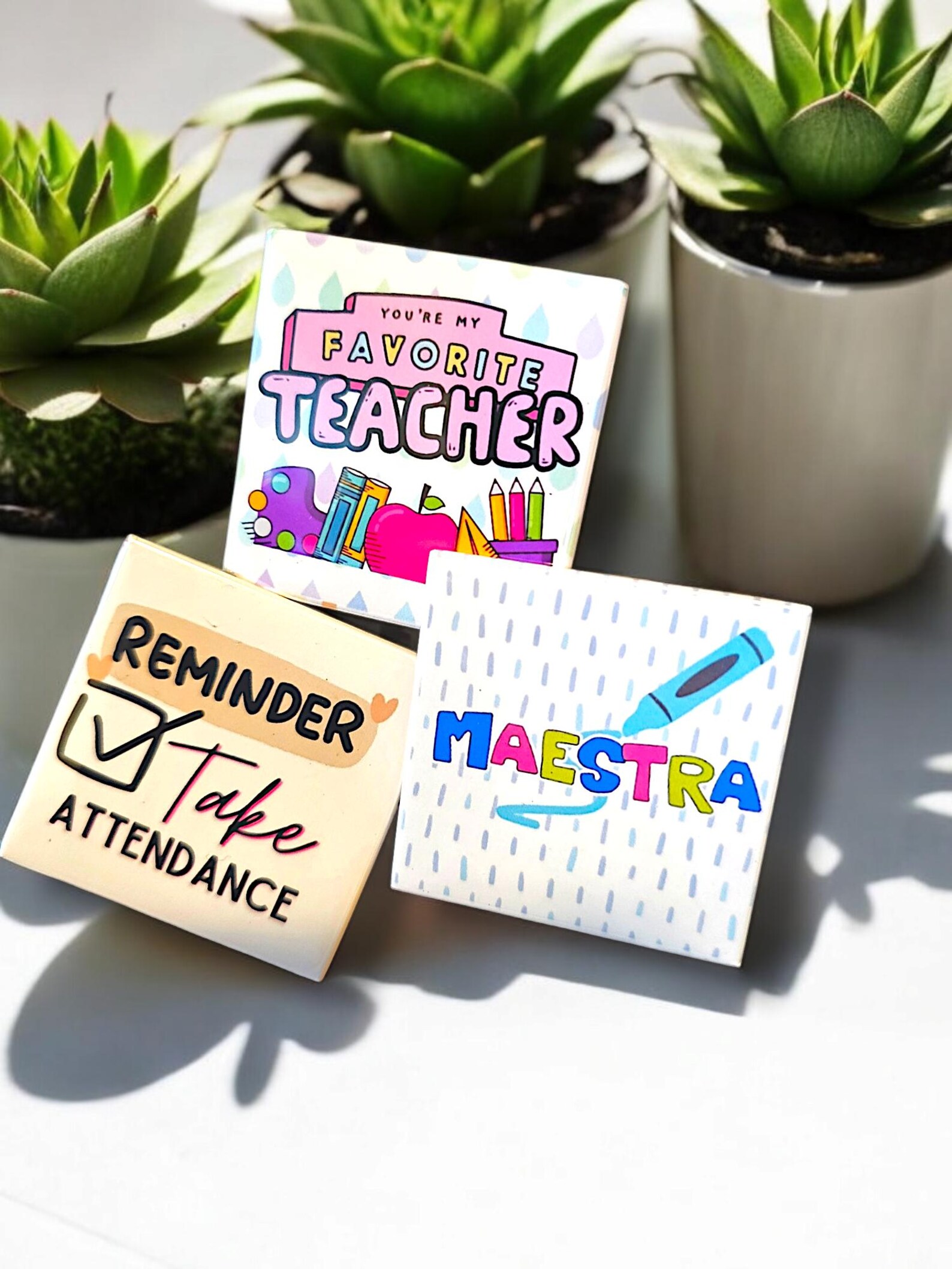 TEACHER Magnets | Teacher Gift | Teacher Appreciation | Teacher Holiday ...