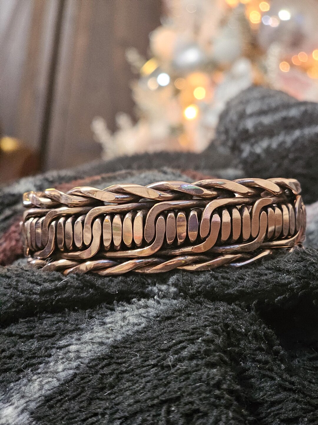 Welded Wire Full Copper Cuff Bracelet Men Cuff Womens Cuff Copper ...