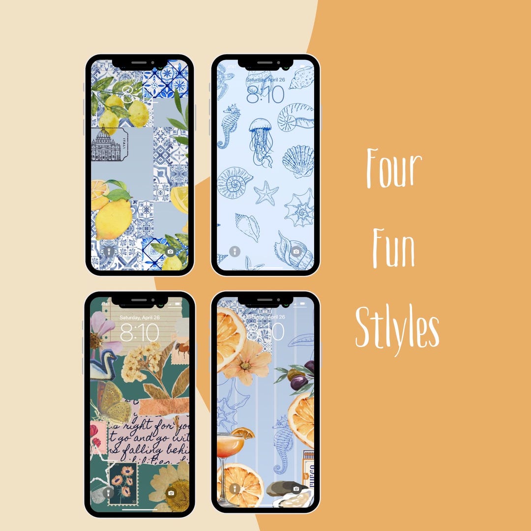 Summer iPhone Wallpaper - Scrapbook Wallpaper - Italy Aperol Lemon ...