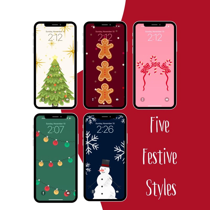 Christmas iPhone - Etsy